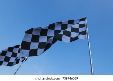 Checkered Flag Blue Sky Stock Photo (Edit Now) 59484145