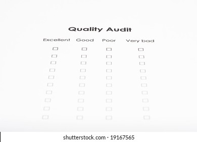 Checklist Form Completion Survey Work Office Stock Photo 19167565 ...