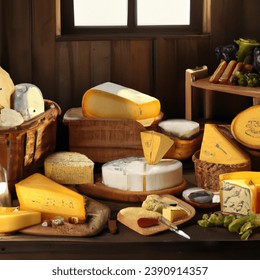 Abertam Cheese Traditional Czech Cheese Ripened AI-generated image ...