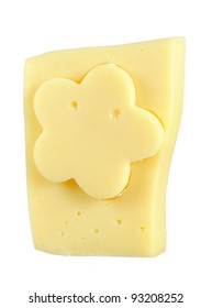 Cheese Flower Rectangular Piece Cheese Stock Photo 93208252 | Shutterstock
