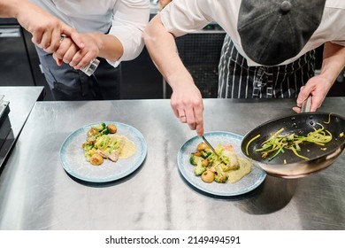 Chef Adding Spices On Ready Dish Stock Photo 2149494591 | Shutterstock