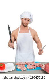 454 Shirtless Man Cooking Images, Stock Photos & Vectors | Shutterstock