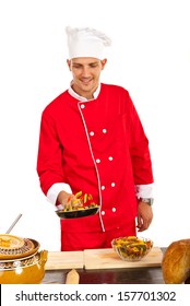 18 Chef Man Tossing Pasta Pan Images, Stock Photos & Vectors | Shutterstock