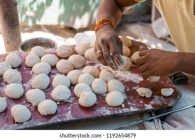 Chef Preparing Indian Flat Bread Naan Stock Photo 1192654879 | Shutterstock