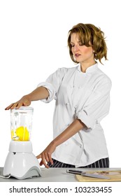 Chef Using Blender Stock Photo 103233455 | Shutterstock