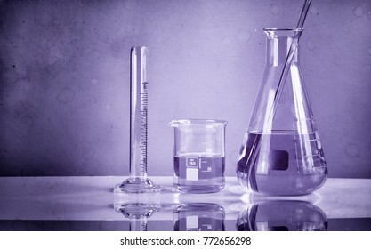 Chemist Formulating Dangerous Solution Substances Scientist Stock Photo ...
