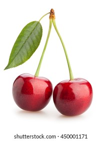 Cherry Isolated Stock Photo 450001171 | Shutterstock