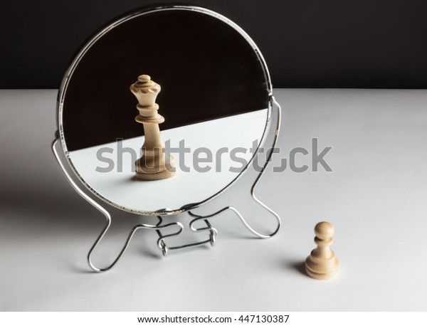 Chess Mirror Stock Photo (Edit Now) 447130387