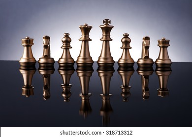 Chess Set Reflection Stock Photo 318713312 | Shutterstock