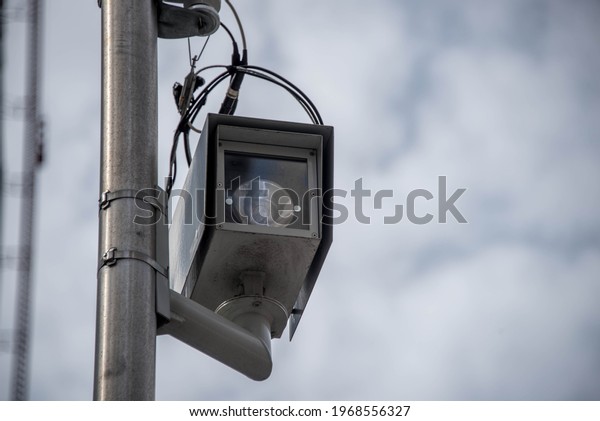 Chicago Red Light Camera Chicago State Stock Photo 1968556327 ...