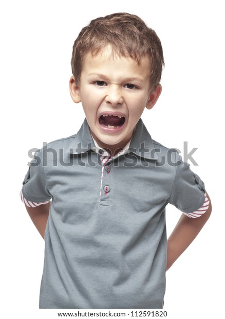 Child Angry Expression Stock Photo 112591820 | Shutterstock