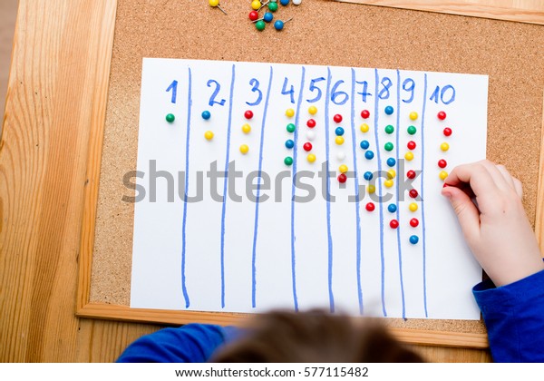 Child Learn Count Ten Stock Photo (Edit Now) 577115482