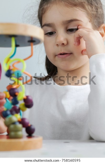 Child Plaing Thinking Color Developing Logical Stock Photo 758160595 ...