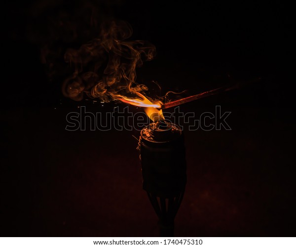 Children Playing Bunga Api Sparkler Bamboo Stock Photo 1740475310 ...