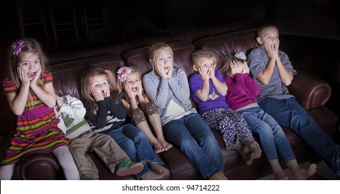 581 Boy watching scary movie Images, Stock Photos & Vectors | Shutterstock