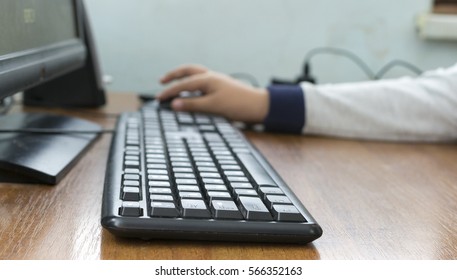 Children Work On Computer Stock Photo 566352163 | Shutterstock