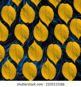 Chinar Leaf Pattern Design Wallpaper Stock Photo 2103113186 | Shutterstock