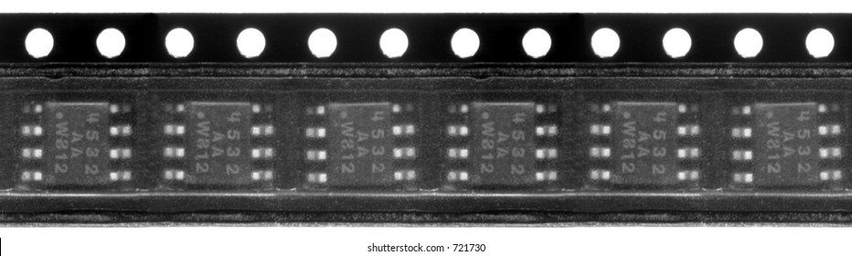 Chips On Tape Automated Processing Image Stock Photo 721730 | Shutterstock