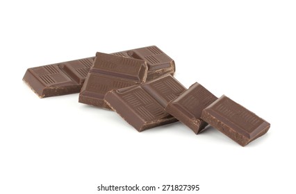 Chocolate Bars Stack Isolated On White Stock Photo 326394602 | Shutterstock