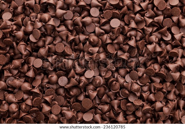 Chocolate Chips Background Stock Photo (Edit Now) 236120785