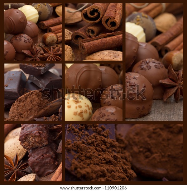 collage de chocolate