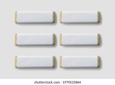 Chocolate Packaging Blank Pack Empty Template Stock Photo 1970525864 ...