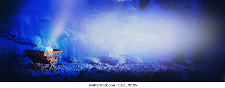 Christian Christmas Easter Concept Birth Death Stock Photo 1876570186 ... Christian Christmas Easter Concept Birth Death Stock Photo 1876570186 ...