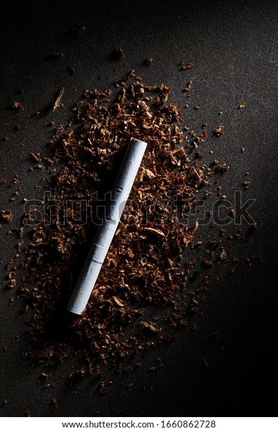 Cigarette Background Lighting Studio Shot Stock Photo 1660862728 ...