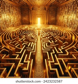 Cinematic Labyrinth Epic Front Angle Top AI-generated image 2532114253 ...