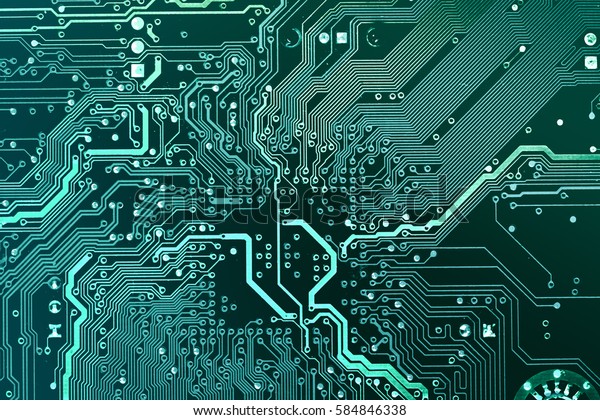Photo de stock Circuit. Technologie informatique électronique puce ...