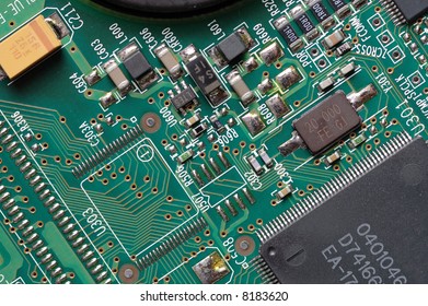 Circuit Board Microchips Closeup Stock Photo 8183620 | Shutterstock