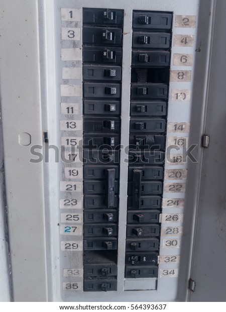 Circuit Old Breakers Control Box Stock Photo 564393637 | Shutterstock