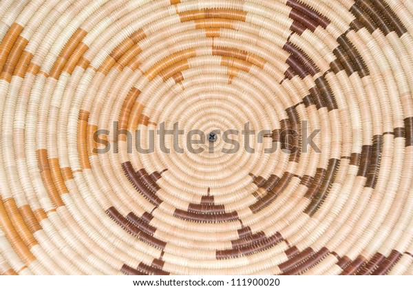 Circular Basket Weave Pattern Background Stock Photo (Edit Now) 111900020