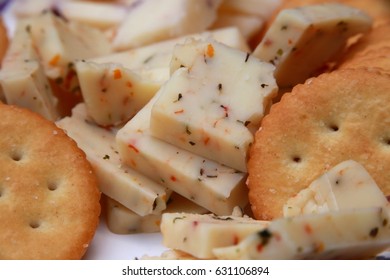 58 Circular cheese crackers Gambar, Foto Stok & Vektor | Shutterstock