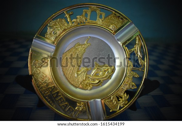Circular Objects Made Plastic Metal Given Stock Photo 1615434199 ...