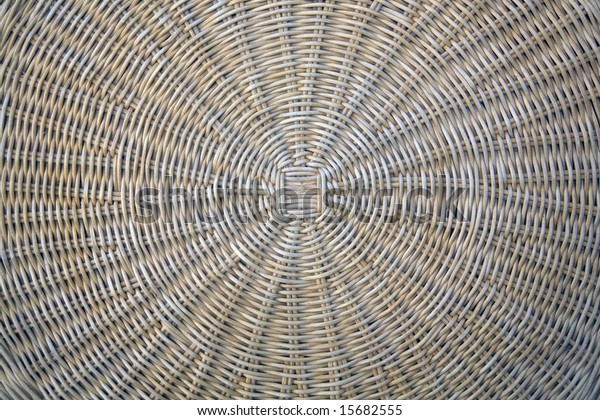 Circular Wicker Design Top Wicker Table Stock Photo 15682555 | Shutterstock