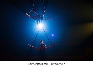 Circus Actress Acrobat Performance Two Boys Stock Photo 1896379957 ...