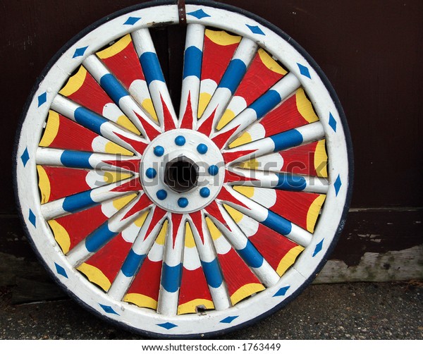 Circus Wagon Wheel Stock Photo 1763449 | Shutterstock