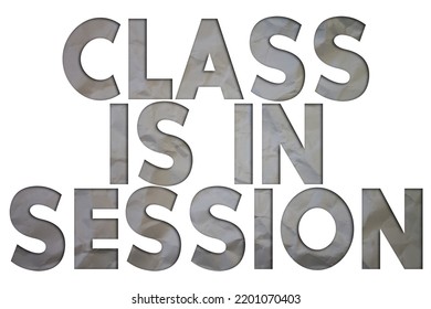 Class Session Text Torn Crumpled White Stock Photo 2201070403 ...