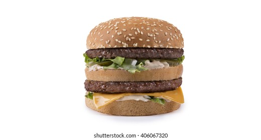 Classic Double Cheeseburger Stock Photo 406067320 | Shutterstock