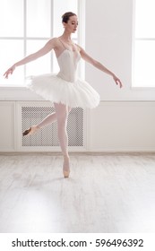 Classical Ballet Dancer Side View Beautiful Stock Photo 596496392 ...