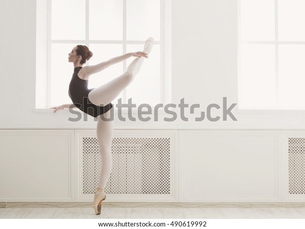 Classical Ballet Dancer Side View Beautiful Stock Photo (Edit Now ...