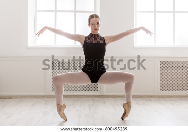 Classical Ballet Dancer Side View Beautiful Stock Photo 600495239 ...