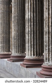Classical Marble Column Bases Row Stock Photo 32824489 | Shutterstock