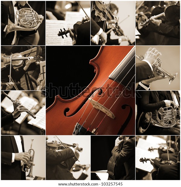 Classical Music Collage Stock Photo (Edit Now) 103257545