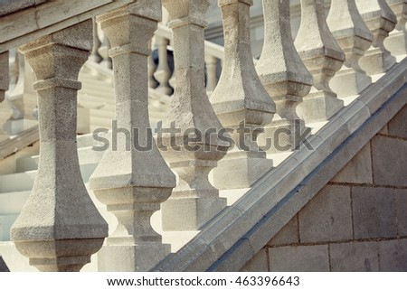Classical Stairs Railing Architecture Stock Photo (Edit Now) 463396643 ...