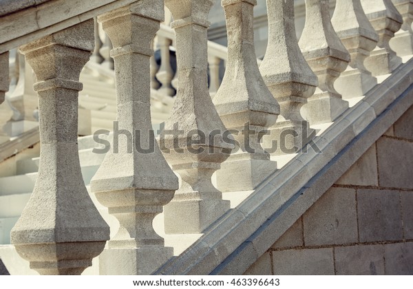 Classical Stairs Railing Architecture Stock Photo 463396643 | Shutterstock