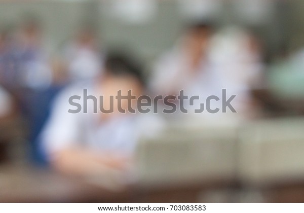 Classroom Blur Background Stock Photo 703083583 | Shutterstock