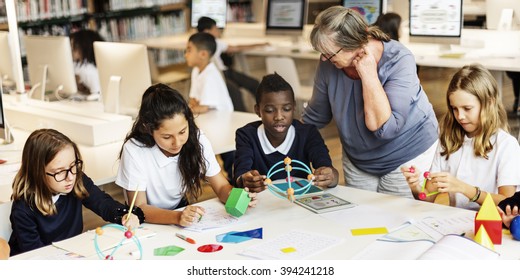 Classroom Learning Mathematics Students Study Concept Stock Photo ...