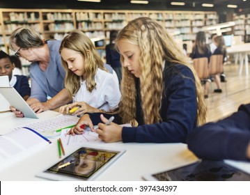 Classroom Learning Mathematics Students Study Concept Stock Photo ...